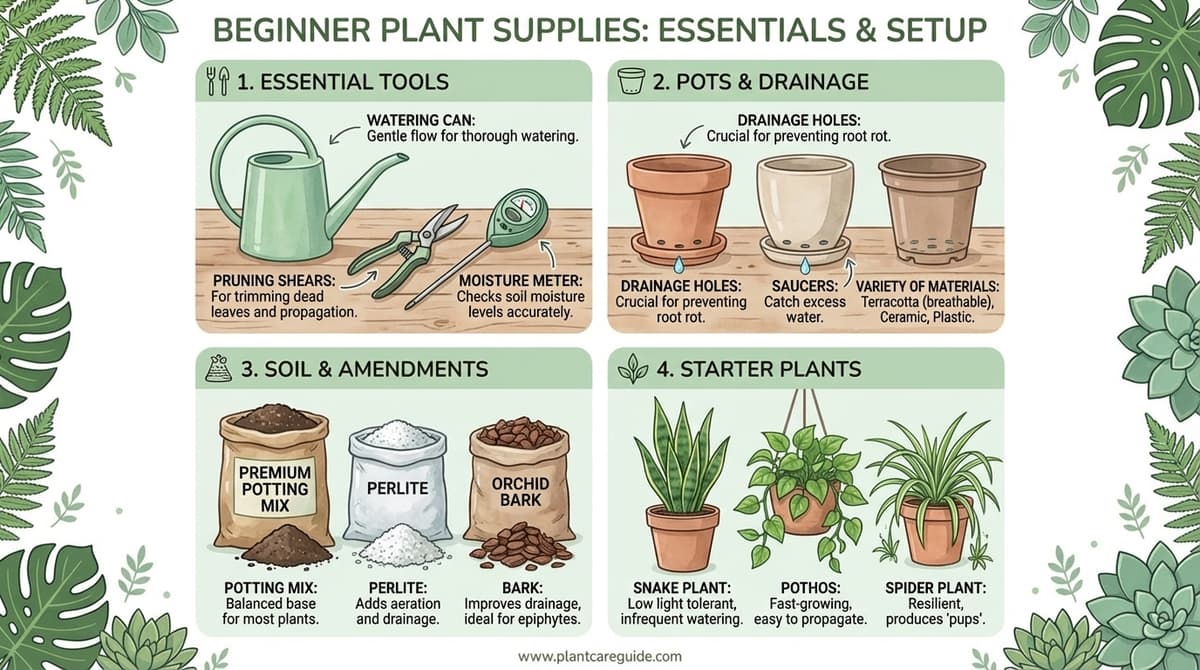 Houseplant Starter Kit: Everything You Need to Begin Your Plant Journey ...