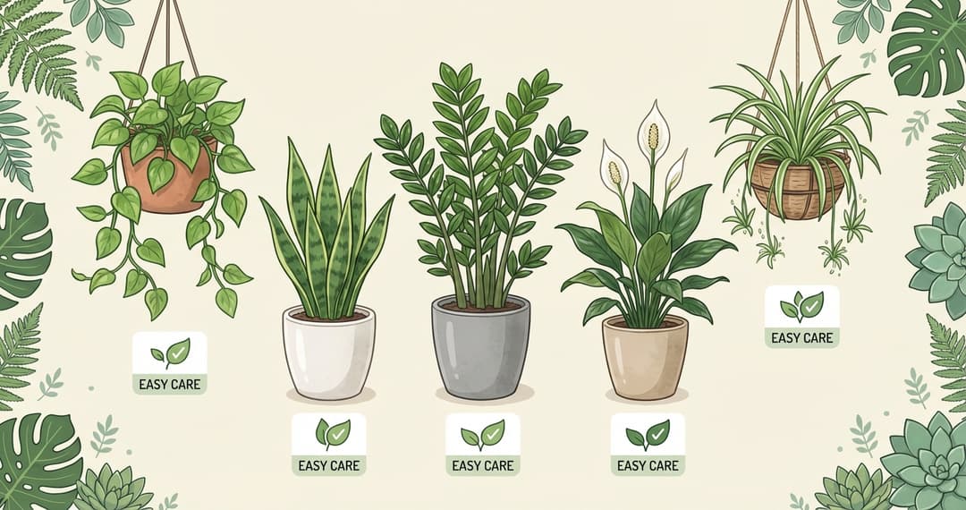 Best First Houseplants: 10 Impossible-to-Kill Plants for New Plant ...